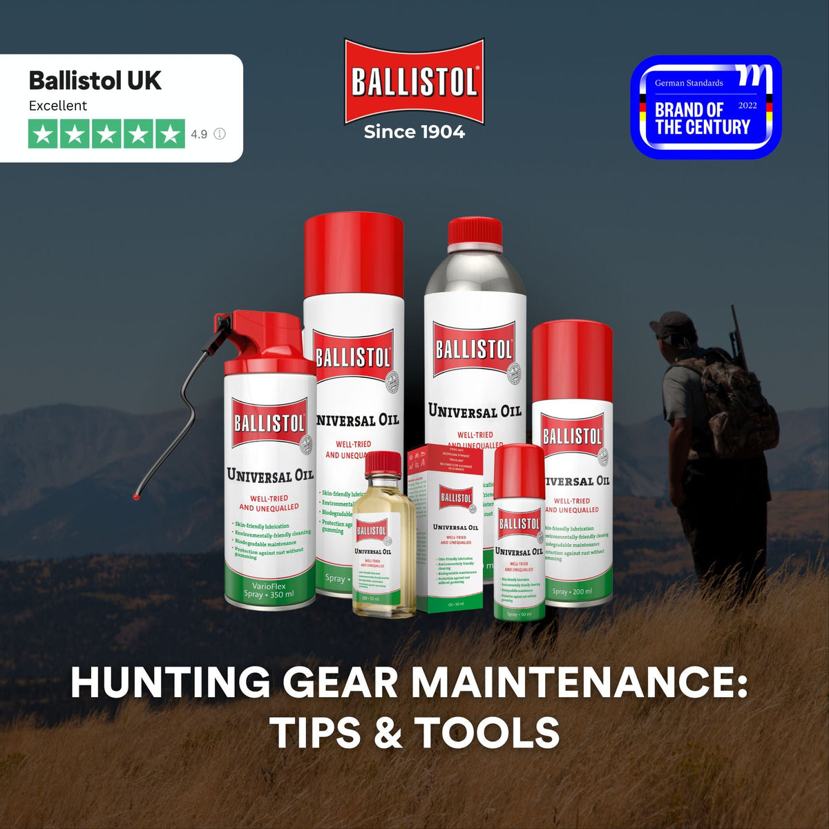 Ballistol UK > Article: Hunting Gear Maintenance: Tips & Tools