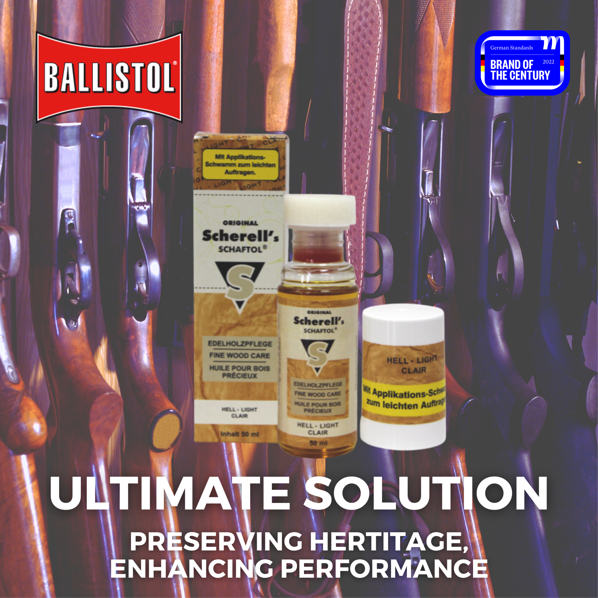 Ballistol Scherell's Schaftol Gun Stock Oil: Preserving Heritage, Enha ...